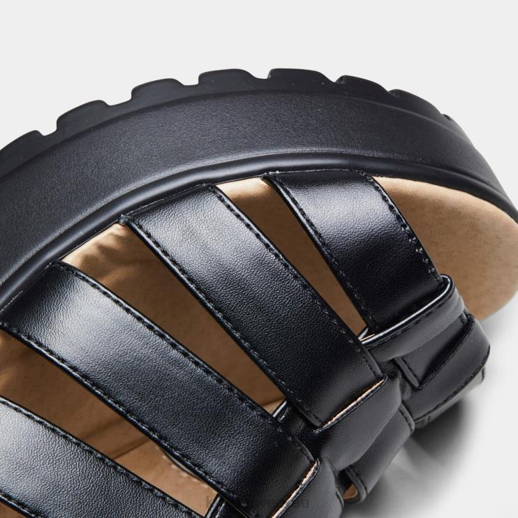 Sii Strappy Cleated Sandals 0N86J137 Women KOI footwear Sandal | Black ...